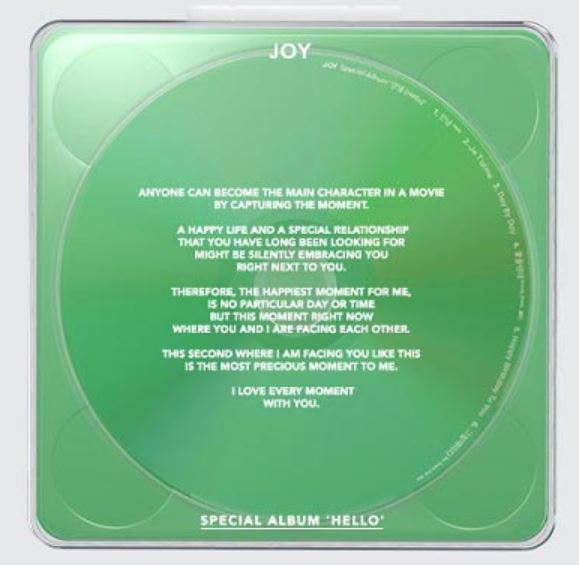 Red Velvet : Joy - 조이 - Special Album - Hello (CD) (Case Version) (Kor ...